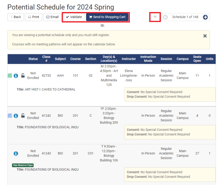College Scheduler | Records and Registration